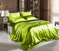 China Luxurious All Season Sateen Bed Sheet Fade Resistant Hypoallergenic Satin Sheets for sale