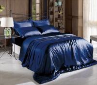 China All Season Hypoallergenic satin bed sheet Machine Washable Satin Bottom Sheet for sale