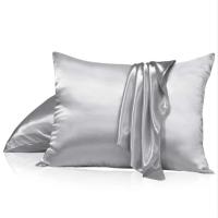 China Soft Satin Bedding Pillow Case Set Moisture Wicking Bedding Pillow Protector Covers for sale
