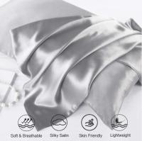 China Soft Satin Bedding Pillow Case Set Moisture Wicking Bedding Pillow Protector Covers for sale