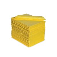 China Melt Blown Polypropylene Chemical Absorbent Mat 400-500mm Width 200-400 GSM for Lab and Factory Use for sale