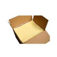 China Strong Acid Resistant Chemical Spill Absorbent Pads 400-500mm Size 200-400 GSM Polypropylene for sale
