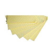 China Strong Acid Resistant Chemical Spill Absorbent Pads 400-500mm Size 200-400 GSM Polypropylene for sale