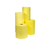 China 4mm Chemical Absorbent Rolls - 400mm to 760mm Width, 200-400 GSM for Hazmat Spill Cleanup for sale