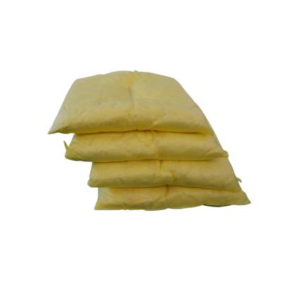 China Hazchem Spill Absorbent Pillow 450mm x 450mm with 75 Absorbency - SPCC Compliant Chemical Management Tools for sale