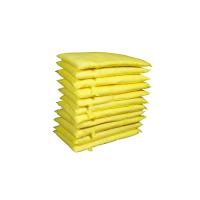 China HazMat Chemical Absorbent Pillow 18x18 Inches with 43-75 Absorbency Capacity for Workplace Safety for sale