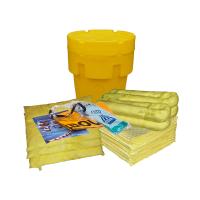 China 30 Gal Overpack Drum Spill Kits for Chemical Liquids - Hazchem Emergency Response with 40 Absorbent Pads for sale
