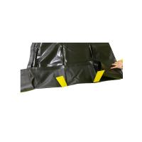 China RF Welding Heavy Duty PVC Spill Containment Berms - Drive-Through Models 120x120cm to 600x600cm with 54L to 2700L Capacity for sale