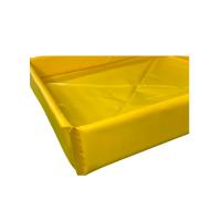 China Collapsible Spill Containment Berms 60x60cm to 600x600cm with 54L to 2700L Capacity Options for sale