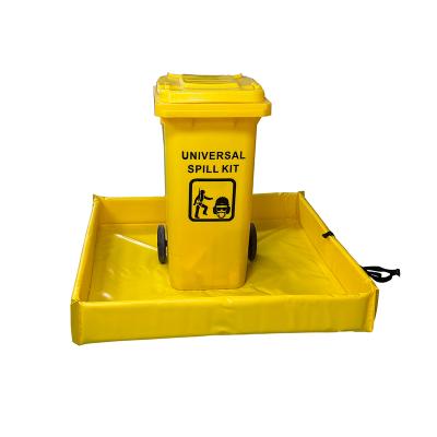 China Custom PVC Spill Containment Berms - Portable Chemical Resistant Systems 54L to 10800L Capacity for sale