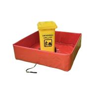 China Collapsible Spill Containment Berms 60x60cm to 600x600cm with 54L to 2700L Capacity Options for sale