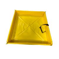 China Collapsible Foam Wall Pop Up Spill Containment Berm 24x24x4 Inch with 54L to 10800L Capacity Options for sale