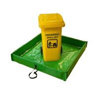 China Chemical Resistant Collapsible Spill Berms 60x60cm to 600x600cm with 54L to 2700L Capacity for Petroleum and Chemical Storage for sale