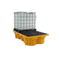 China Heavy Duty 1100 Litre IBC Spill Containment Pallet 1600x1600x700mm with 4000KGS Load Capacity for sale