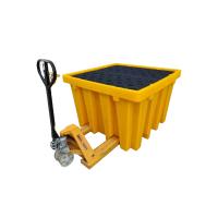 China 1100 Litre HDPE IBC Spill Containment Pallet for Hazardous Chemicals - 4000KGS Load Capacity for sale