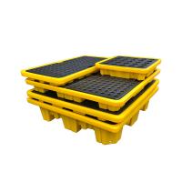 China Heavy Duty 1100 Litre IBC Spill Containment Pallet 1600x1600x700mm with 4000KGS Load Capacity for sale