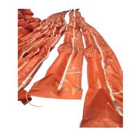 China 20m PVC Floating Containment Barrier for Marine Oil Spill Control - 450mm to 1500mm Height Options with ISO 9001 Certification for sale