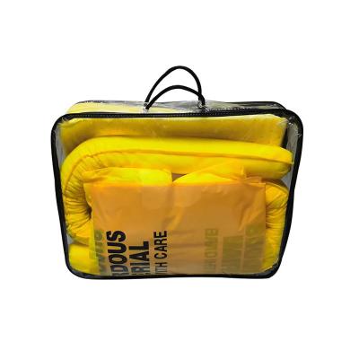 China 30L Chemical Spill Cleanup Kit for Laboratory Use - 45x55x15cm Portable Container with 20 Absorbent Pads for sale