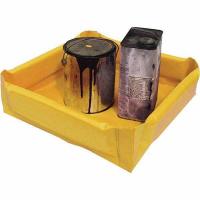 China Collapsible Spill Containment Berms 60x60cm to 600x600cm with 54L to 2700L Capacity Options for sale