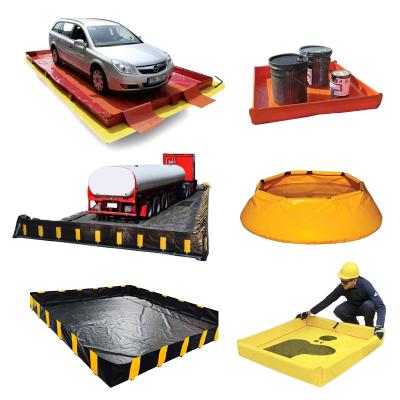 China PVC Collapsible Spill Berms - Self-Rising Containment with 54L to 10800L Capacity Options for Industrial Use for sale