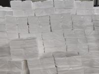 China White Oil Absorbent Pads with Visible Saturation Indicator 300 gsm 100% Polypropylene for Workshop Spill Monitoring for sale