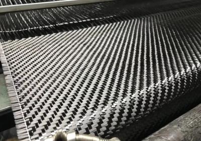 China 6K Twill Weave Carbon Fiber Construction Materials Roll Impact Resistant for sale