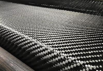 China 3k Plain Twill Composite Materials Carbon Fibre Cloth Roll Chemical Resistant for sale