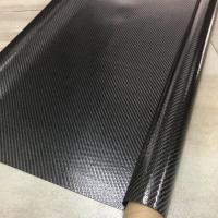 China TPU 3K Carbon Fiber Fabric Shoes Belts Wallets Bags Hats Accesories Material for sale