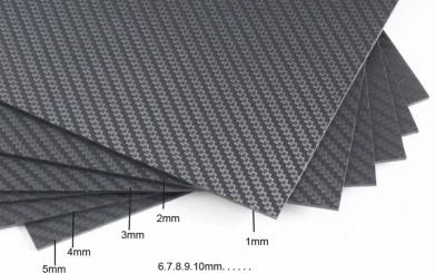 China High Density Carbon Fiber Products Solid Carbon Fiber Sheets 0.2mm - 6mm for sale