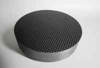 China High Stiffness CNC Round Carbon Fiber Sheets 30mm Thick Plain Matte Finished for sale