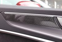 China Audi A6L Interior Modified Carbon Fiber Decorative Stickers UV Glossy for sale