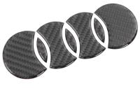 China Audi A6L Interior Modified Carbon Fiber Decorative Stickers UV Glossy for sale