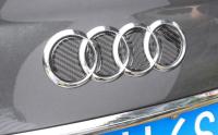 China Audi A6L Interior Modified Carbon Fiber Decorative Stickers UV Glossy for sale