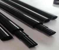 China 3K Twill Plain Carbon Fiber Round Tube High Strength Carbon Fiber Pipe for sale