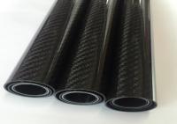 China 3K Twill Plain Carbon Fiber Round Tube High Strength Carbon Fiber Pipe for sale