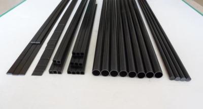 China Matte Finish Durable Carbon Fiber Solid Rod 1mm 2mm 3mm 4mm 5mm Thickness for sale