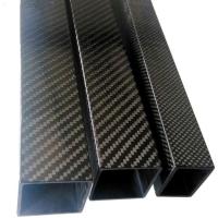 China Photography Tripod 1 Inch Square Carbon Fiber Tube 3K Matte Painting Finish for sale