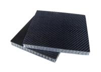 China Light Weight Carbon Fiber Products Honeycomb Sandwich Weave Carbon Fiber Plate for sale