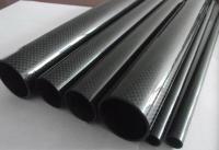 China Twill Glossy Carbon Fiber Sailboat Mast 3mm Wall Thickness Epoxy Resin Type for sale