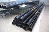 China Twill Glossy Carbon Fiber Sailboat Mast 3mm Wall Thickness Epoxy Resin Type for sale