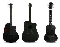 China Ultra Light Carbon Fiber Products Carbon Fiber Guitar Student Folk Guitar for sale