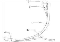 China High Strength Full Carbon Fiber Products Medical Rehabilitation Foot Support for sale