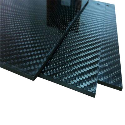 China 4mm Thickness Carbon Fiber Products 3K Plain Twill Sheet Impact Resistant for sale