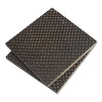 China Different thickness Carbon Fiber Sheet 3K Plain Impact Resistant glossy or matte For Contruction Parts for sale