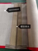 China 10*10mm E Fiber Glass Ptfe Mesh Conveyor Belt for sale