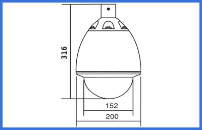 China High speed ONVIF H.264 IR 150M PTZ Network Camera for museum , auditorium for sale