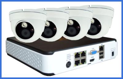 China POE Doom Camera H.264 1080P NVR cctv camera kits Indoor Home System for sale