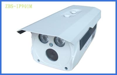 China Vandalproof H.264 home CCTV Camera IP For community , road with 2 pcs arry lamp for sale