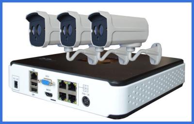 China Standalone Waterproof Outdoor cctv cameras kits with 3.6 / 6MM Lens for sale