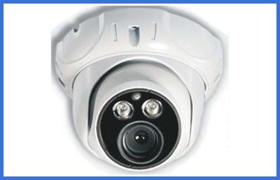 China Sony CCD 700TVL Metal Dome Analog CCTV Camera View angle 69.9 ° for sale